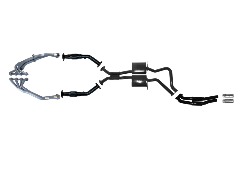 Pacemaker 3" Exhaust & Tri-Y Headers for Holden Commodore VZ V8 Ute ...