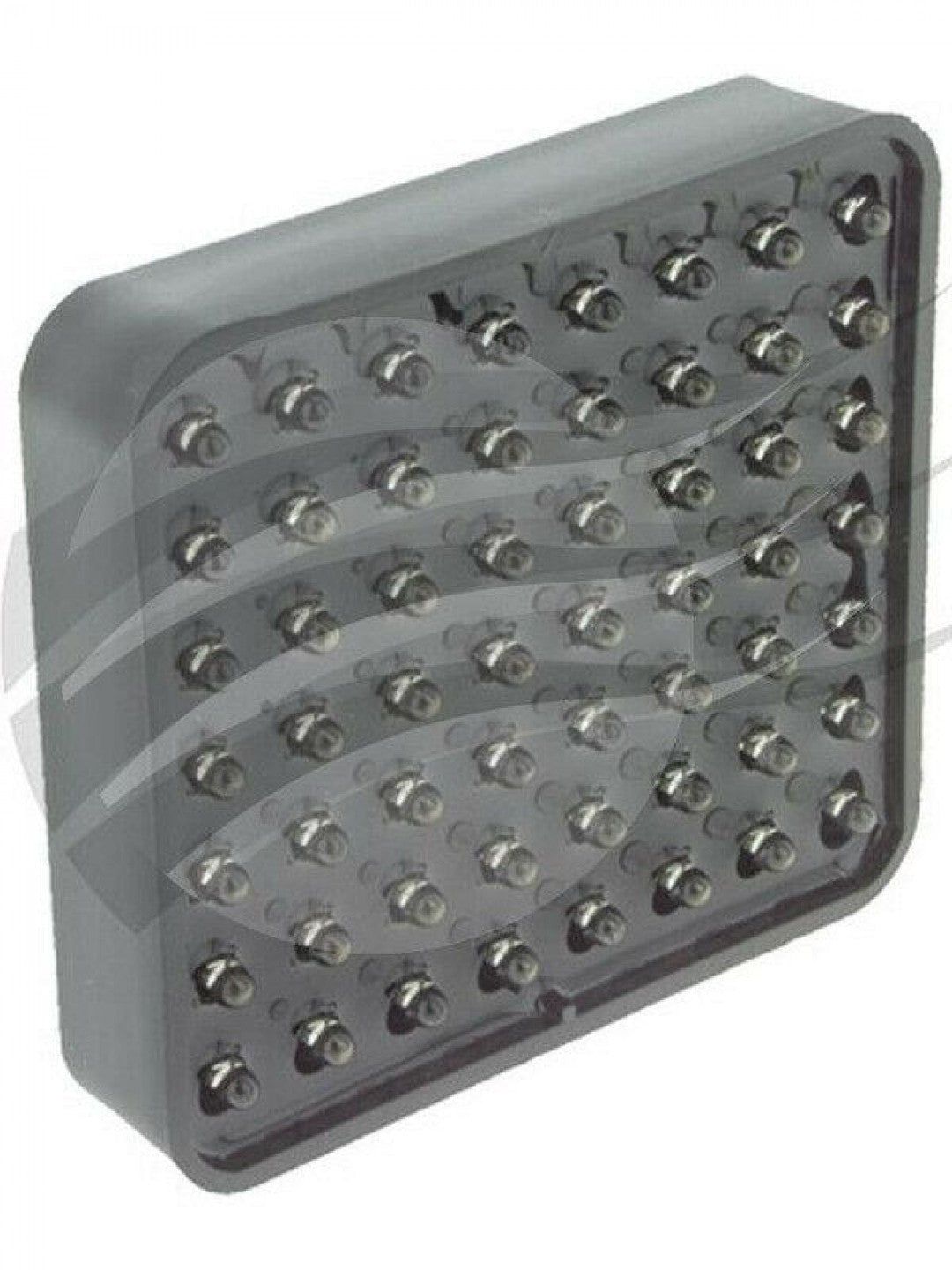 Jaylec - Square Red LED Rainlight 12 Volts Fia Approved 100mm X 92mm R